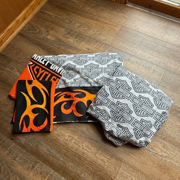 Harley-Davidson | Bedding | Harley Davidson Sheet Set Full Size Flame ...